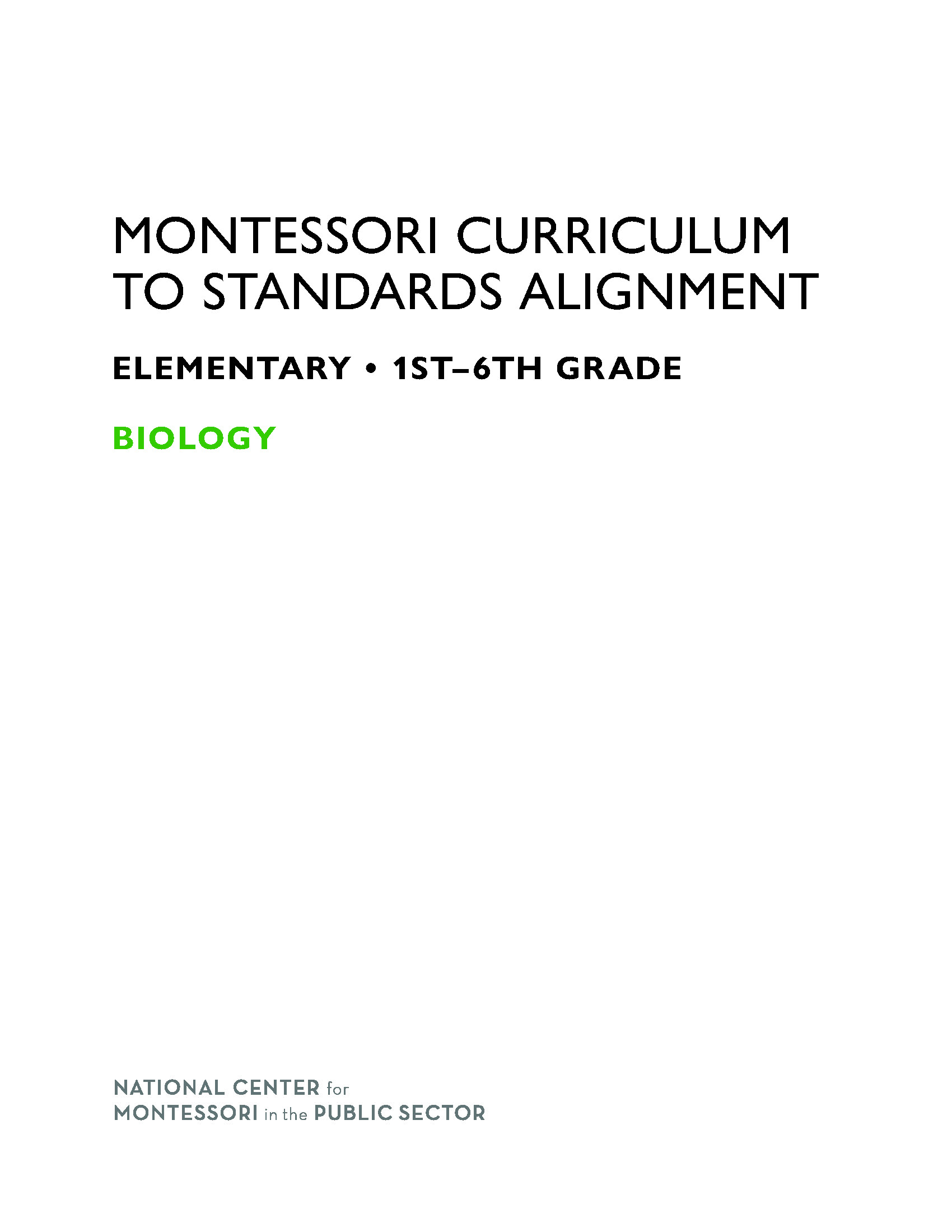 Tools - National Center for Montessori in the Public Sector